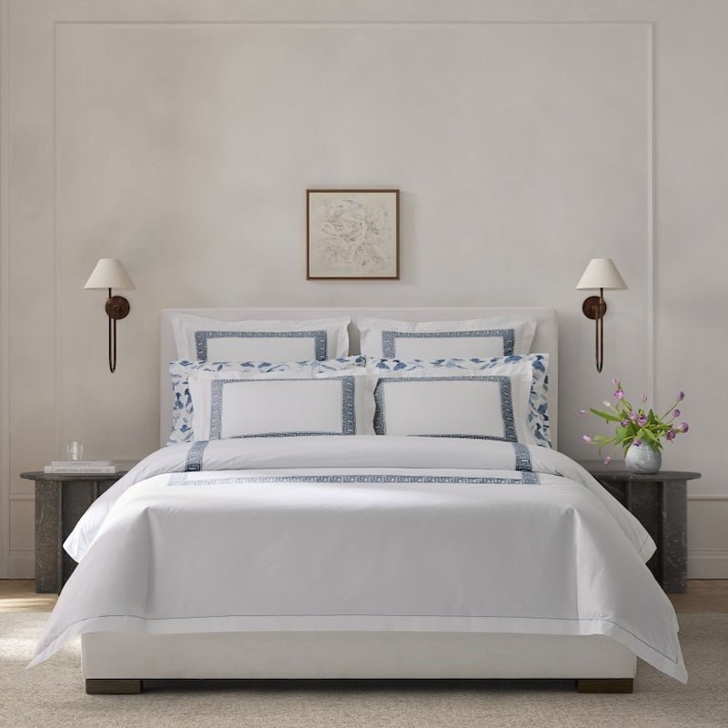 Matouk Schumacher Ophelia Greek Key Bedding – FIG LINENS AND HOME