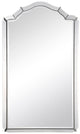 Framed Mirror with Antiqued Silver Leaf Sides | Fig Linens – FIG LINENS ...