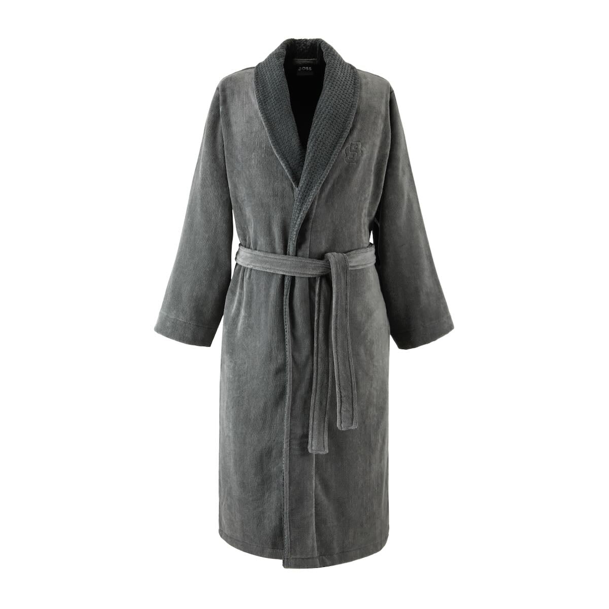 Hugo Boss Men's Double B Charcoal Robe by Yves Delorme – FIG LINENS AND ...