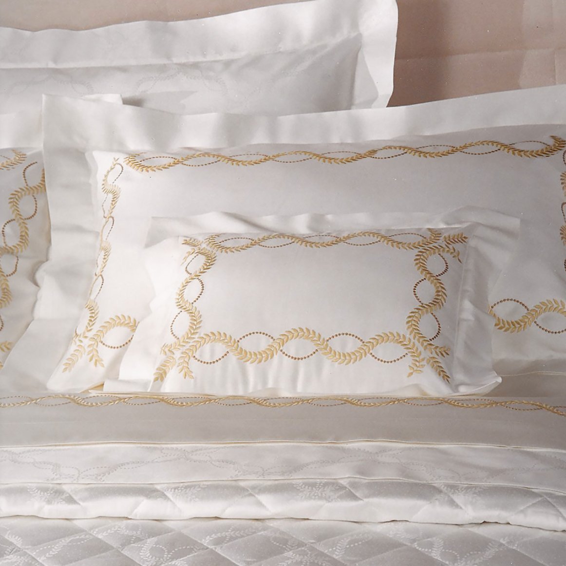 Diana Embroidered Bedding by Dea Fine Linens | Fig Linens - FIG LINENS ...