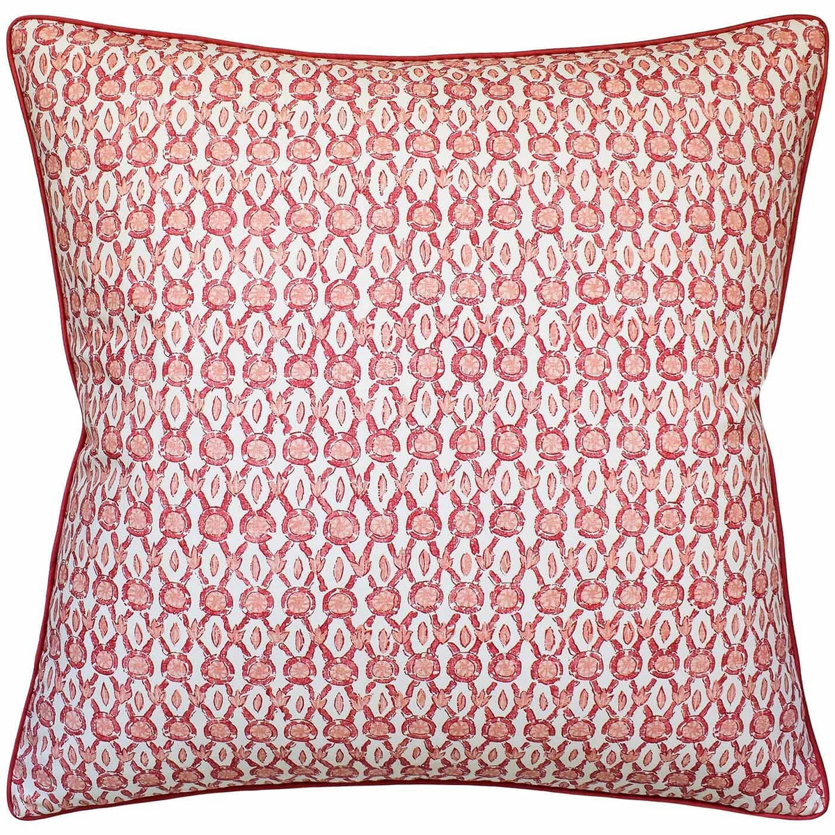 Galon Print Coral Decorative Pillow | Ryan Studio Throw Pillows – FIG ...