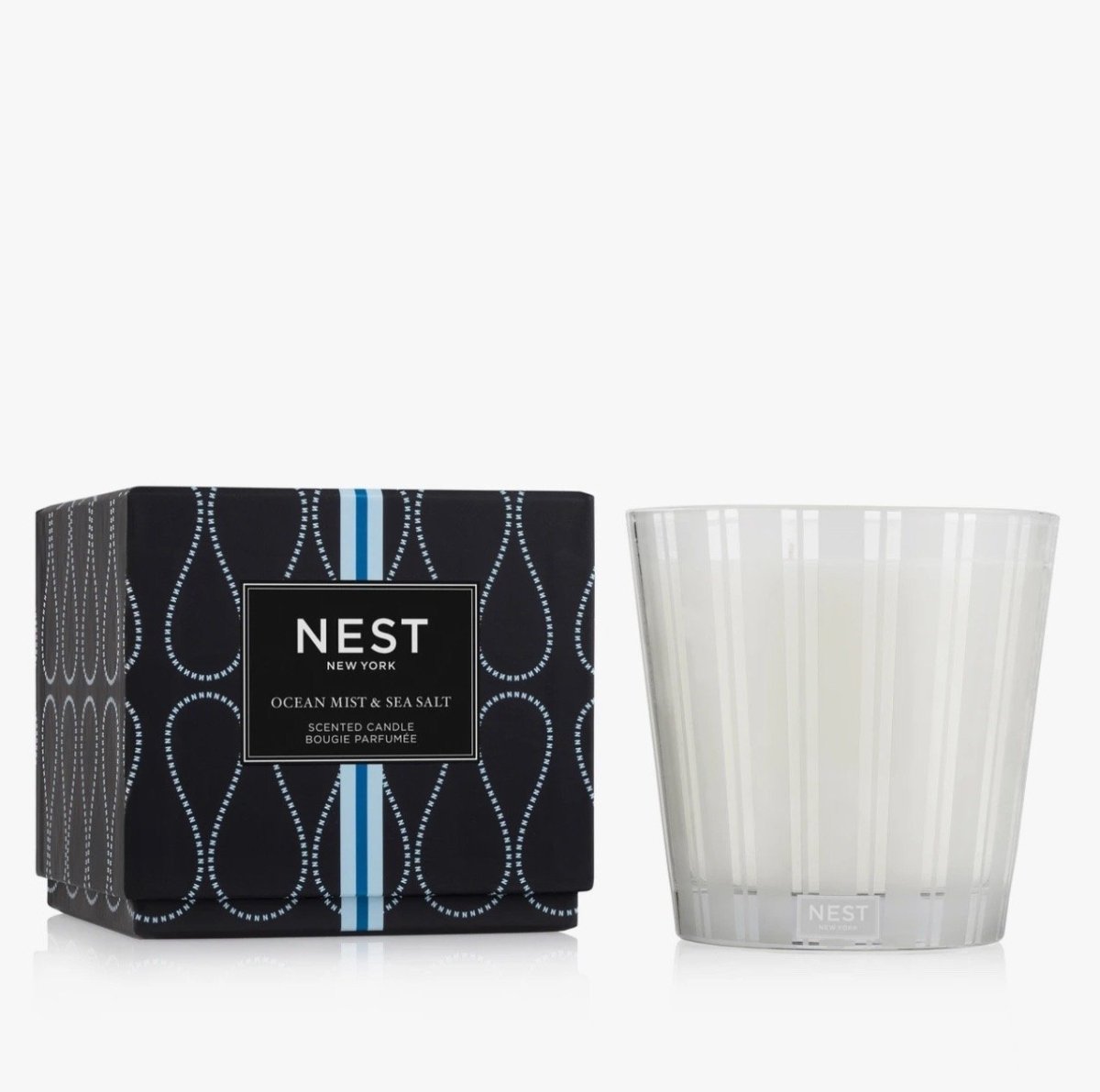 Ocean Mist and Sea Salt 3-Wick Candle by Nest | Fig Linens – FIG LINENS ...