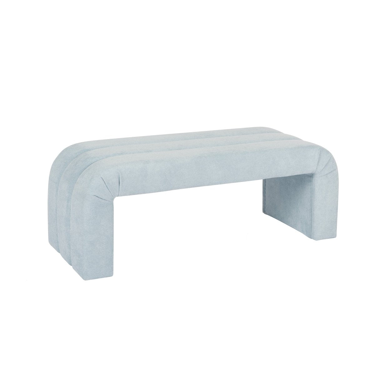 Mercer Light Blue Bench by Worlds Away | Fig Linens and Home – FIG ...