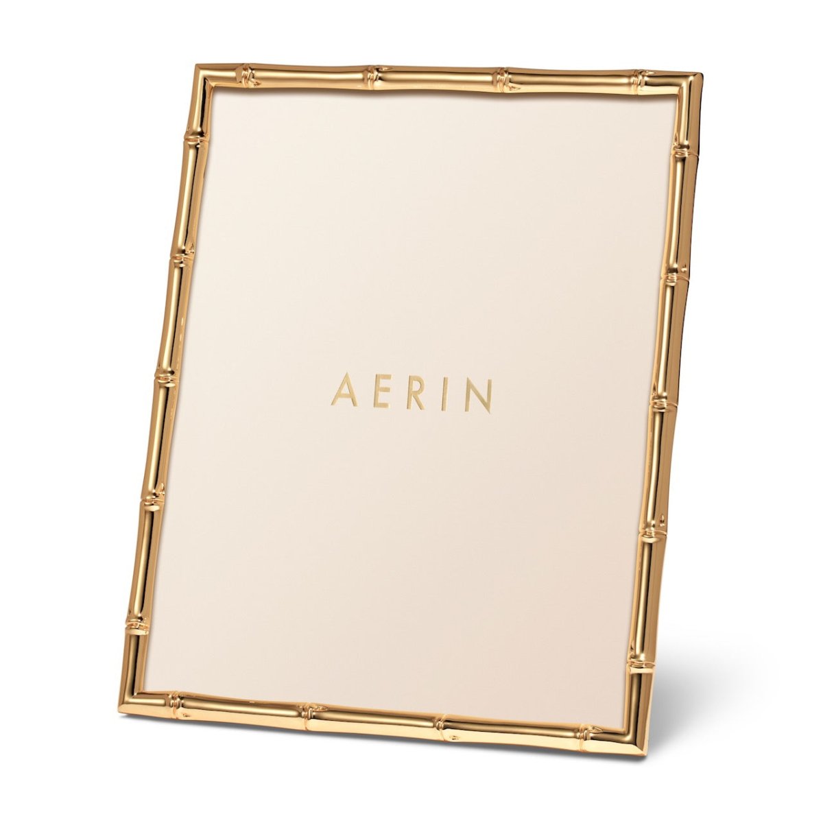 AERIN Ava Bamboo Frame for 8 x 10 Photo | Brass Plated Picture Frame ...
