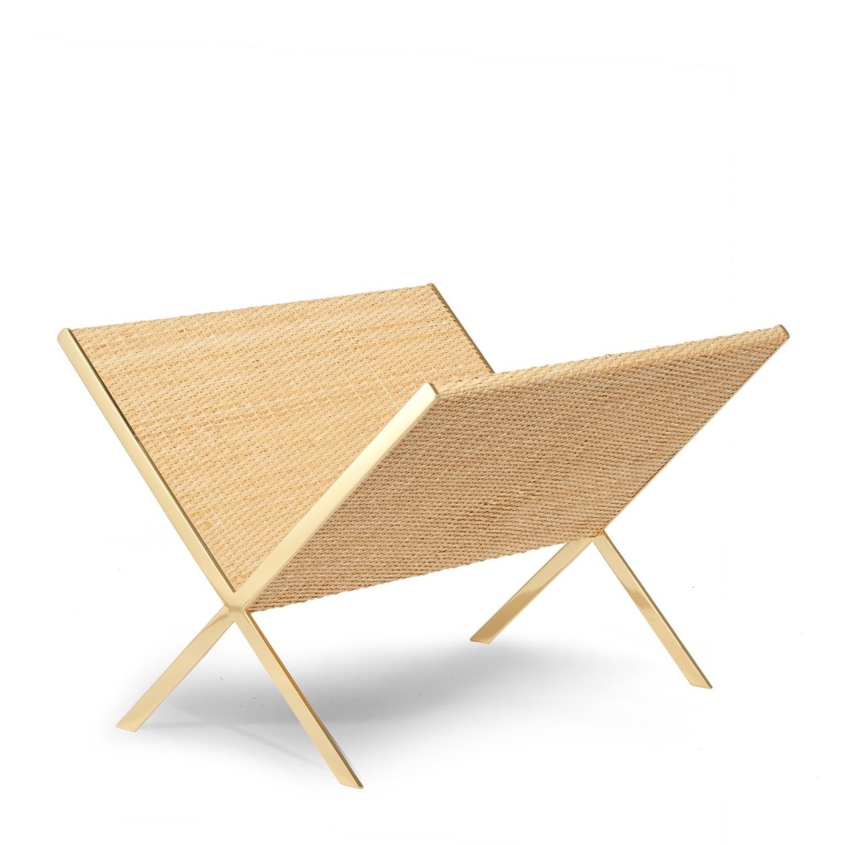 AERIN Colette Cane Magazine Rack – FIG LINENS AND HOME