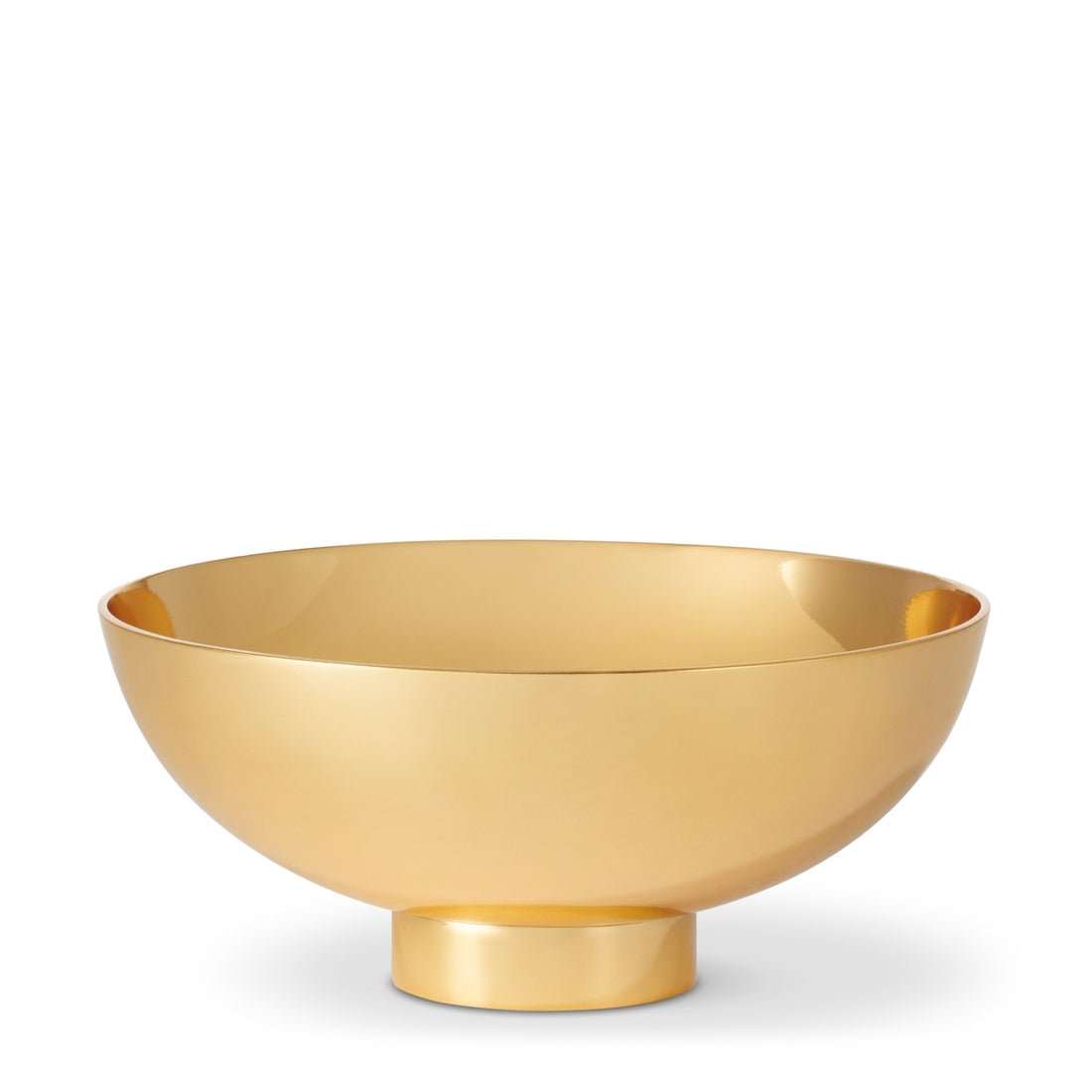 AERIN Sintra Small Footed Bowl | Brass-Plated Food-Safe Small Dish ...