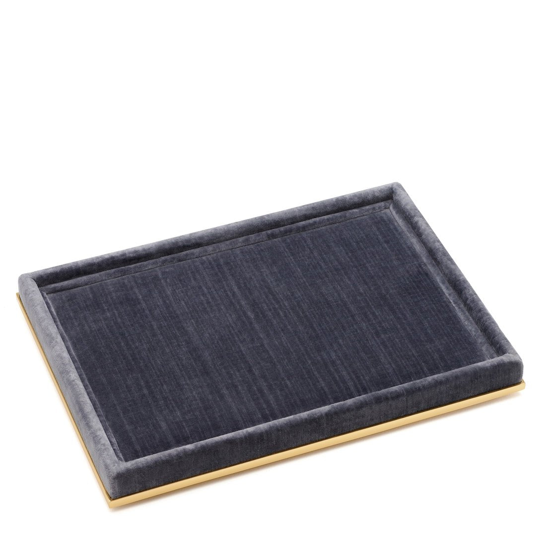 AERIN Valentina Velvet Rectangular Tray in Dusk Blue – FIG LINENS AND HOME