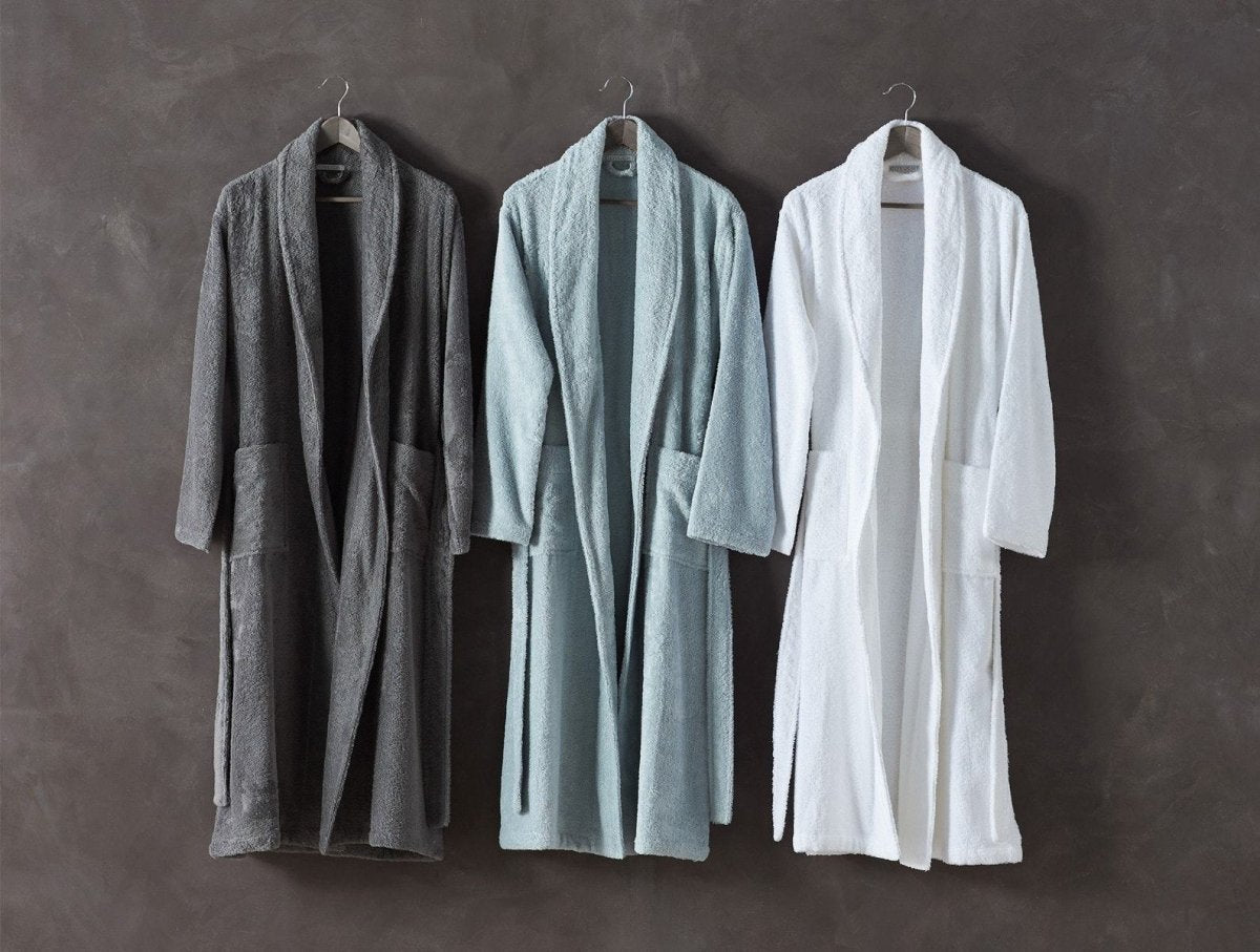 Coyuchi Cloud Loom Organic Unisex Robes | Fig Linens and Home - FIG LINENS AND HOME