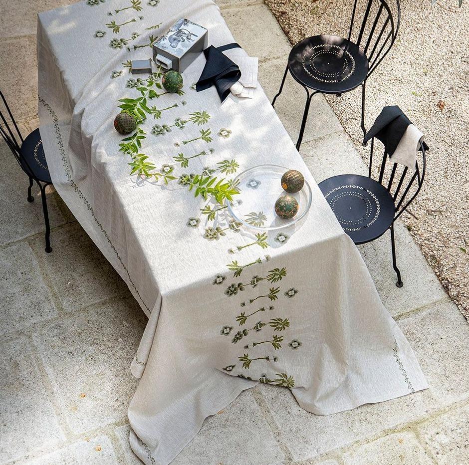 Barbade Natural Tablecloths by Alexandre Turpault | Fig Linens – FIG ...