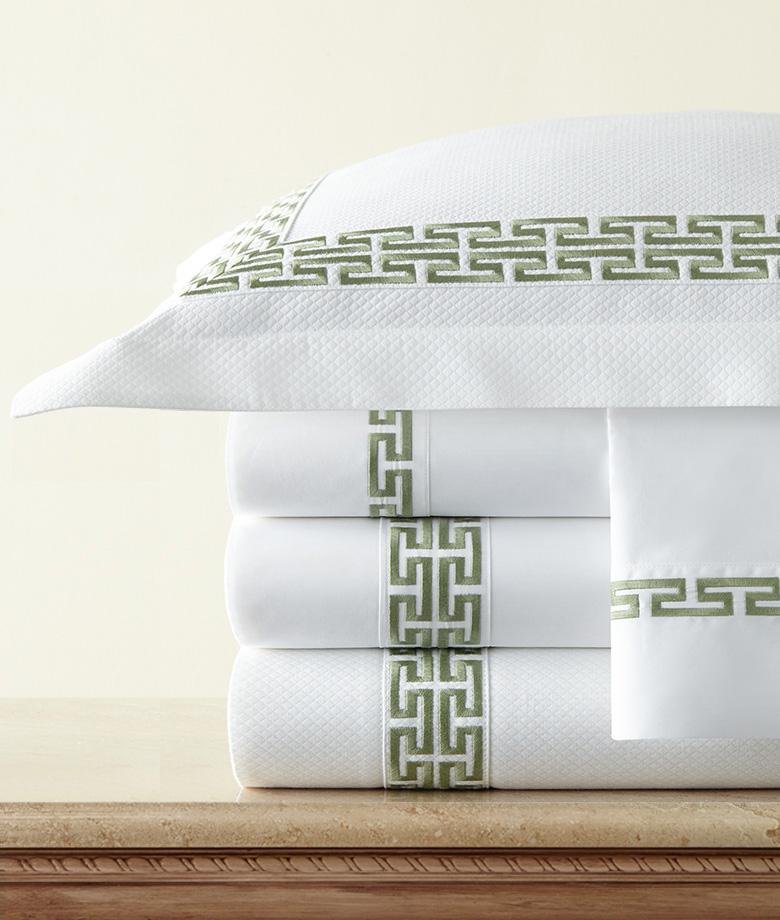 Athens Embroidered Bedding by Legacy Home | Fig Linens – FIG LINENS AND ...