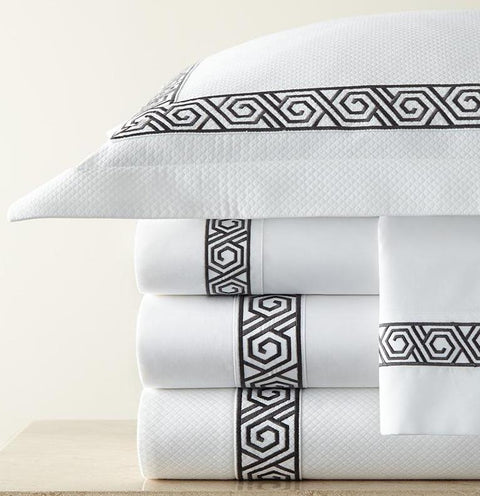 Santa Fe Embroidered Sateen Bedding by Legacy Home | Fig Linens – FIG ...