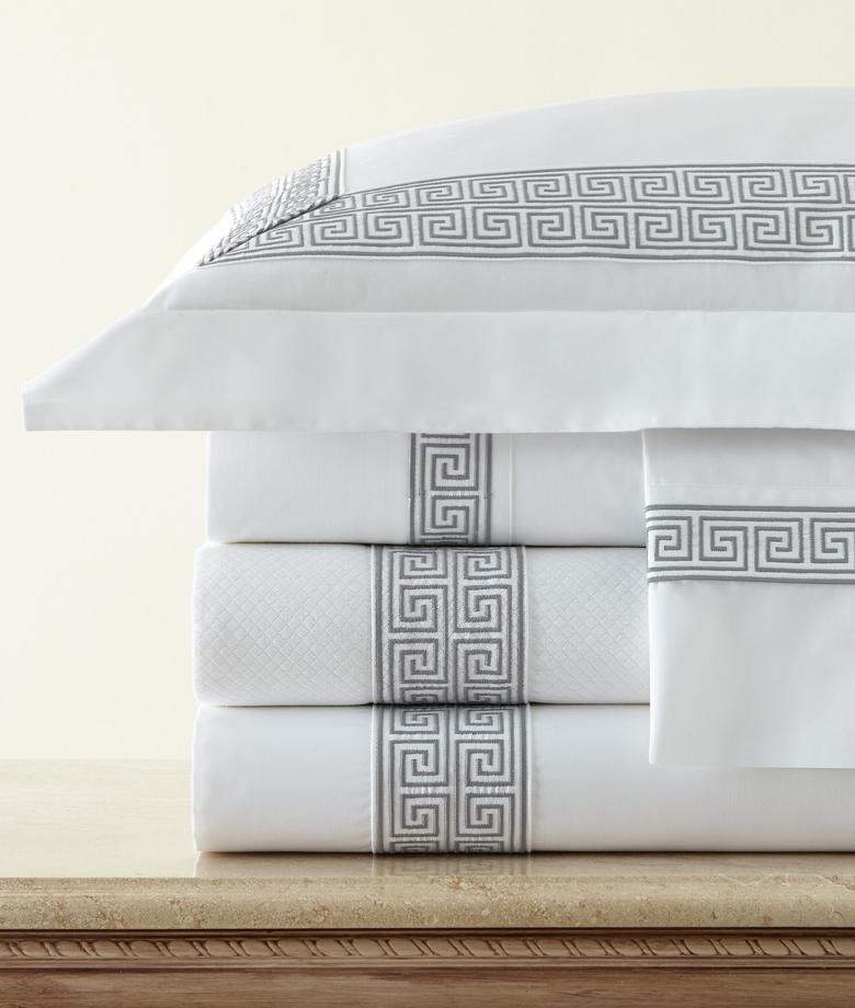 Alexia Embroidered Percale Bedding by Legacy Home | Fig Linens – FIG ...