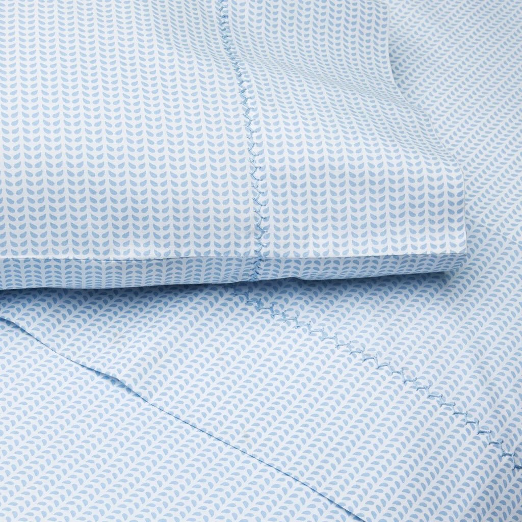 John Robshaw Cinde Light Indigo Sheets | Organic Bedding – FIG LINENS ...