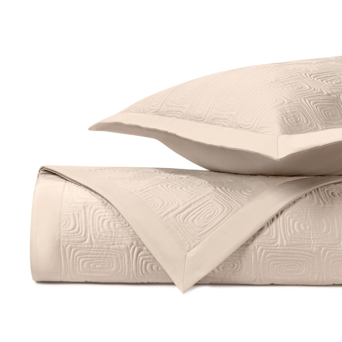 Maze Quilted Caramel | Home Treasures Coverlets – FIG LINENS AND HOME