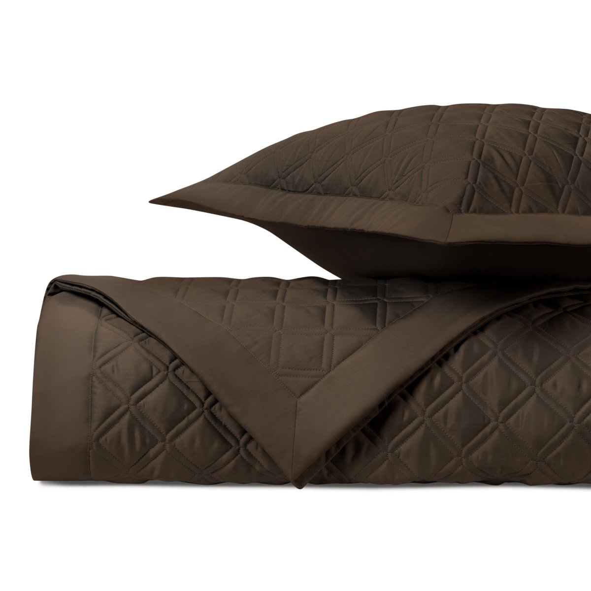 Renaissance Quilted Chocolate | Home Treasures Coverlets – FIG LINENS ...