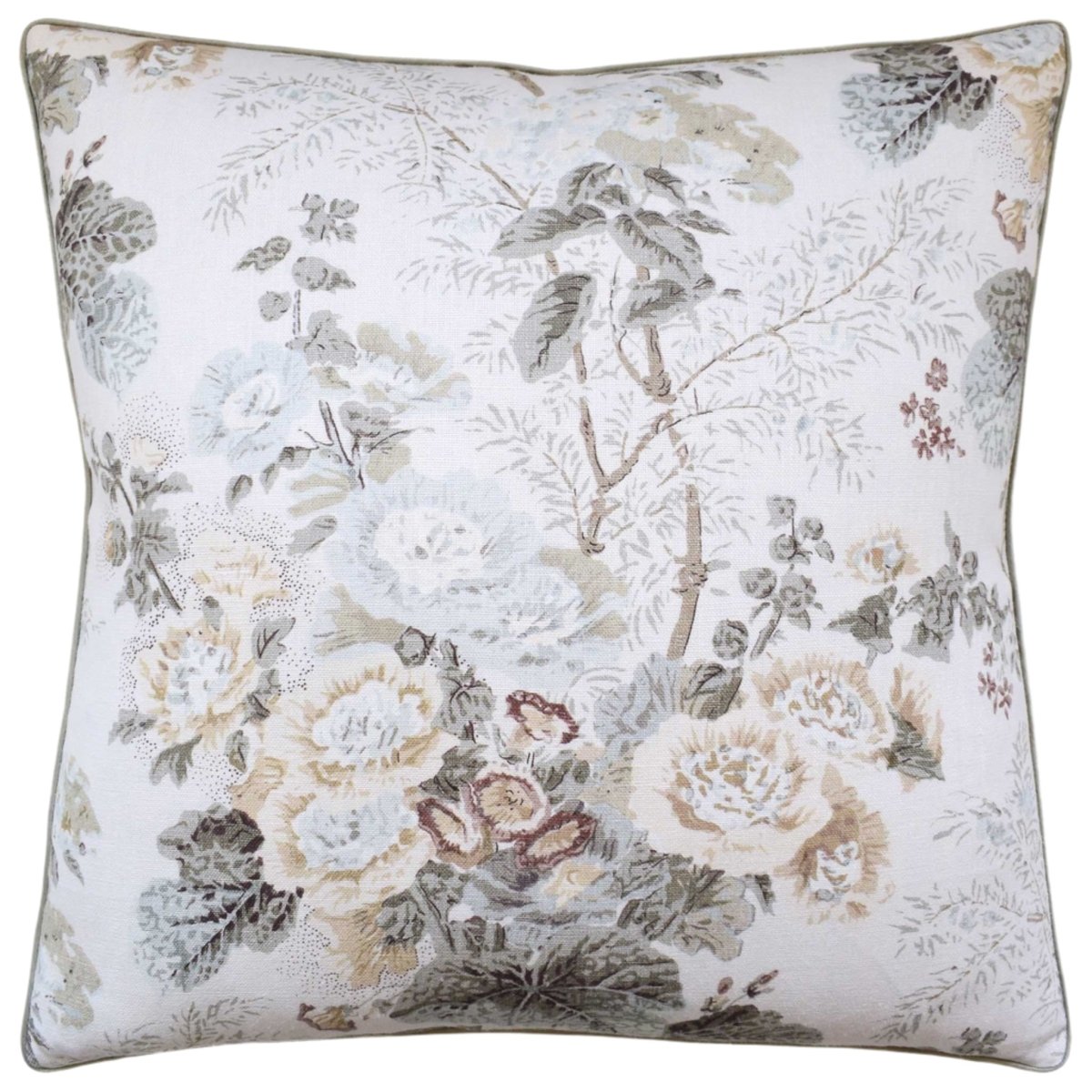 Ryan Studio Althea Linen Stone Decorative Pillows | Lee Jofa Fabric ...