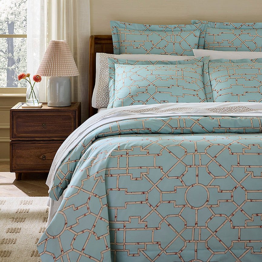 Baldwin Bamboo Bedding | Sferra Linens x Scalamandre – FIG LINENS AND HOME