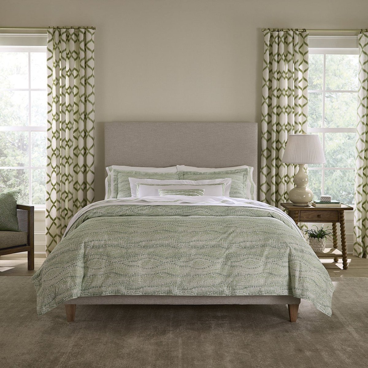 Cobblestones Willow Bedding by Sferra – FIG LINENS AND HOME