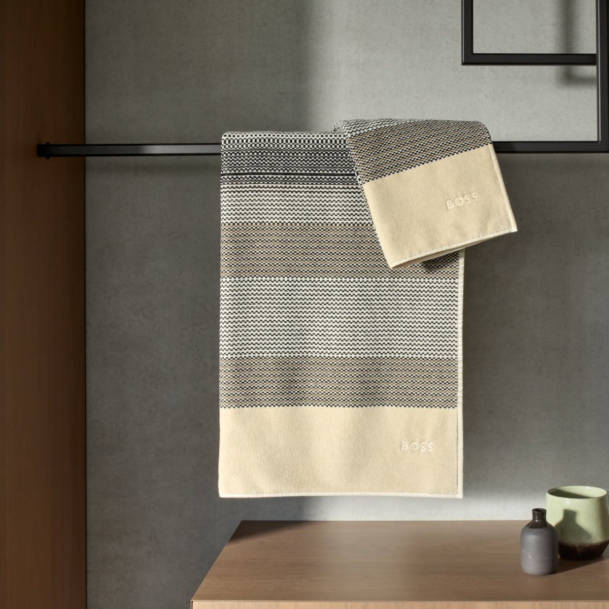 Hugo Boss Home Modernist Stripe Towels | Yves Delorme Collections – FIG ...
