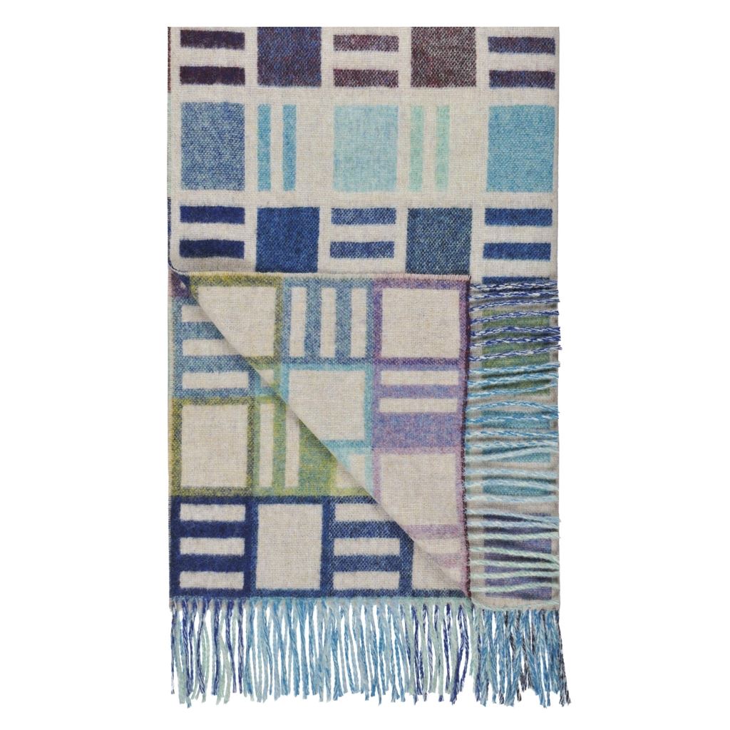 Designers Guild Bainbridge Delft Throw | Wool Throw Blankets – FIG ...
