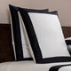 Frette Bold Bedding in Milk and Black | Fig Linens and Home – FIG ...