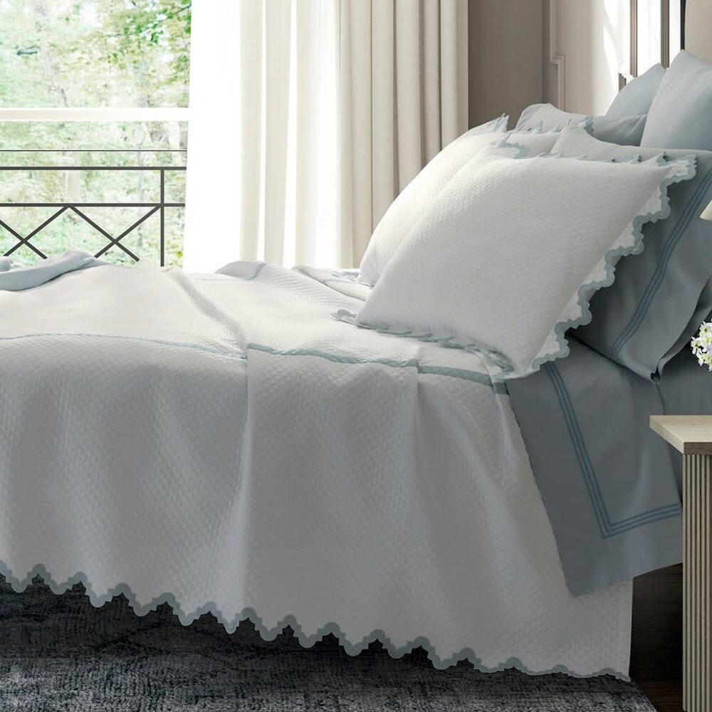 Matouk Aziza Matelasse Coverlets & Pillow Shams – FIG LINENS AND HOME