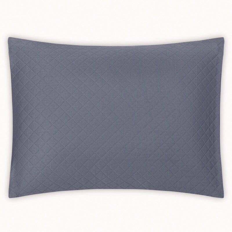 Matouk Petra Steel Blue Matelasse Coverlets & Pillow Shams - FIG LINENS ...