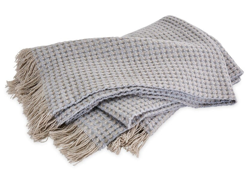 Cleo Cashmere Throw by Matouk | Fig Linens and Home - FIG LINENS AND HOME