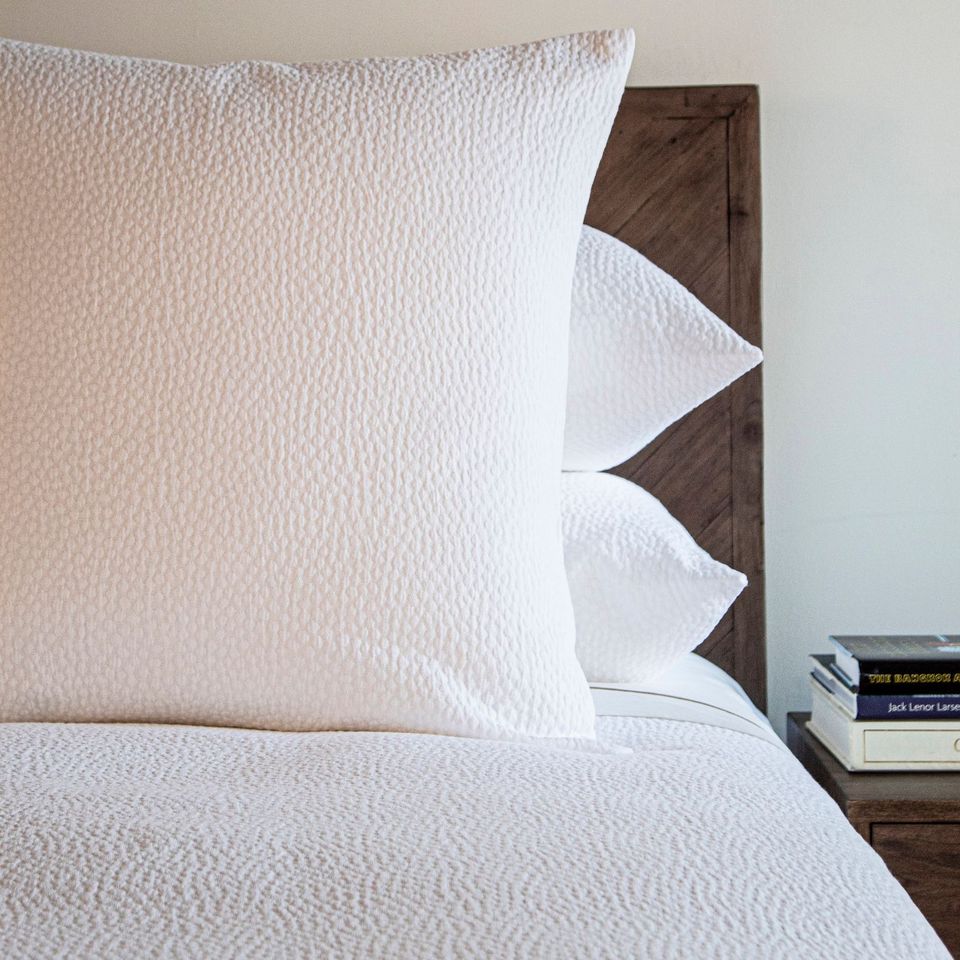 Bubble White Matelassé Coverlet Set by Ann Gish | Fig Linens - FIG ...