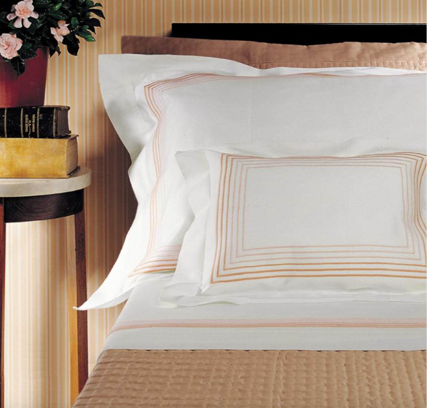 Milano Embroidery Bedding by Dea Fine Linens | Fig Linens - FIG LINENS ...