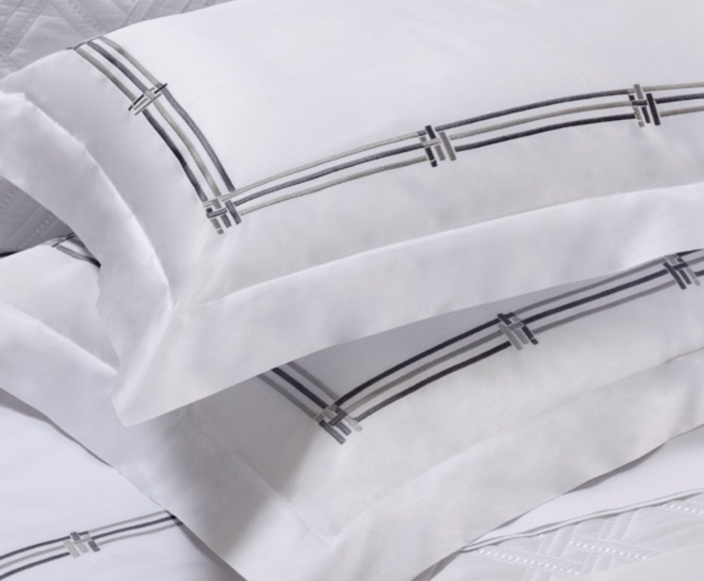 Panama Embroidery Bedding by Dea Fine Linens | Fig Linens and Home ...