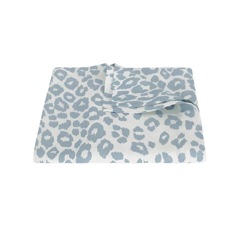 Iconic Leopard Sky Blue Table Linens by Matouk | Schumacher - FIG ...
